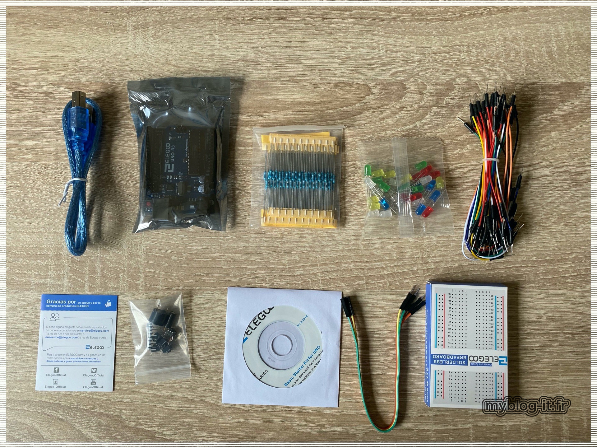 Basic Starter Kit d'Elegoo (Arduino) - Myblog-it.fr